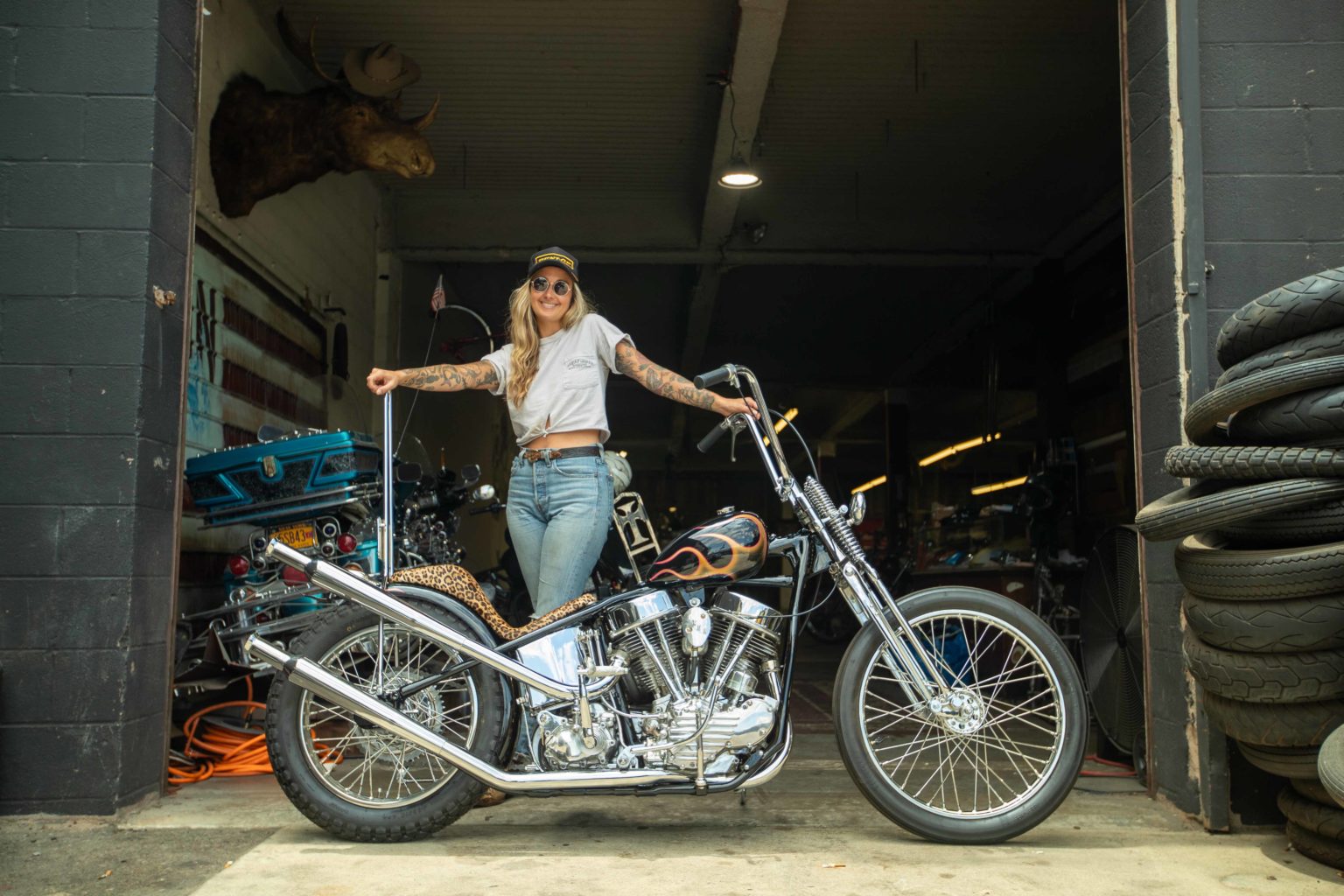 Becky "Axel" Goebel's 1948 Panhead | Hot Bike Magazine
