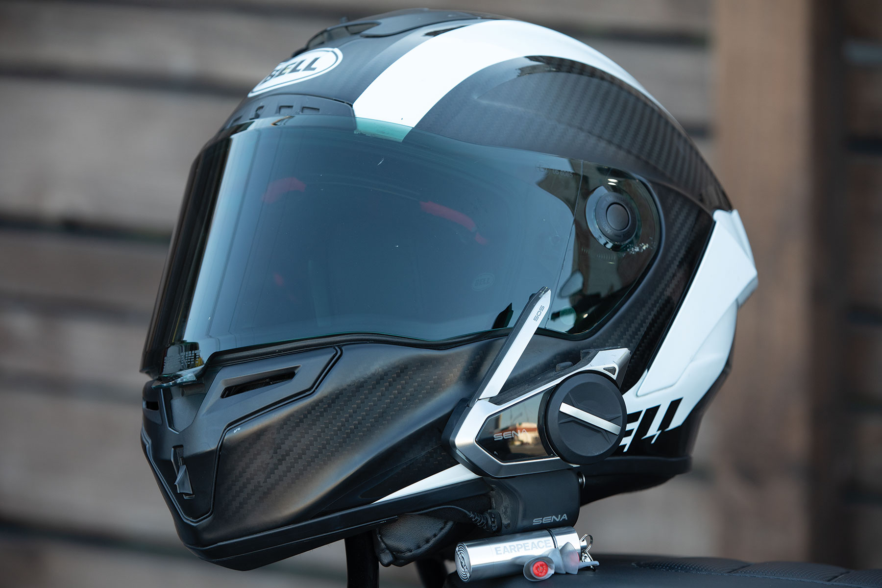 Testing the Bell Race Star DLX Flex, Sena 50S, and EarPeace Earplugs ...