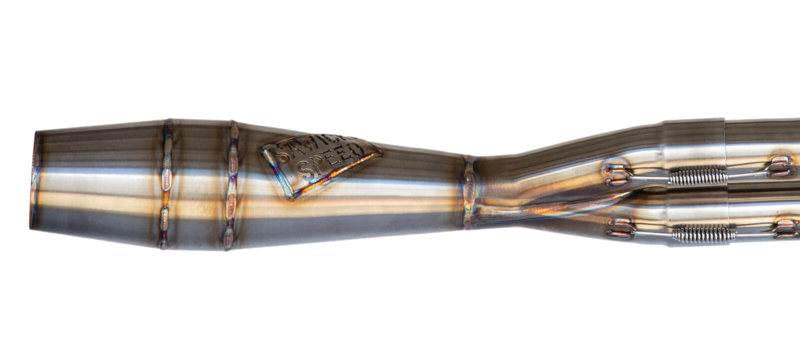 Sawicki Speed Shop Stainless 2-into-1 Shorty Exhaust for Twin Cam and M8 | Hot Bike Magazine