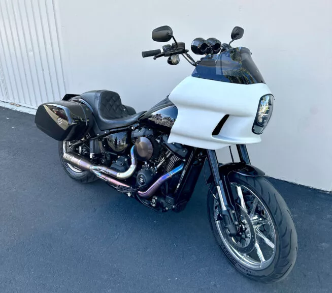 FXRT upgrade to a Harley-Davidson Lowrider with Klock Werks, Kleenmoto ...