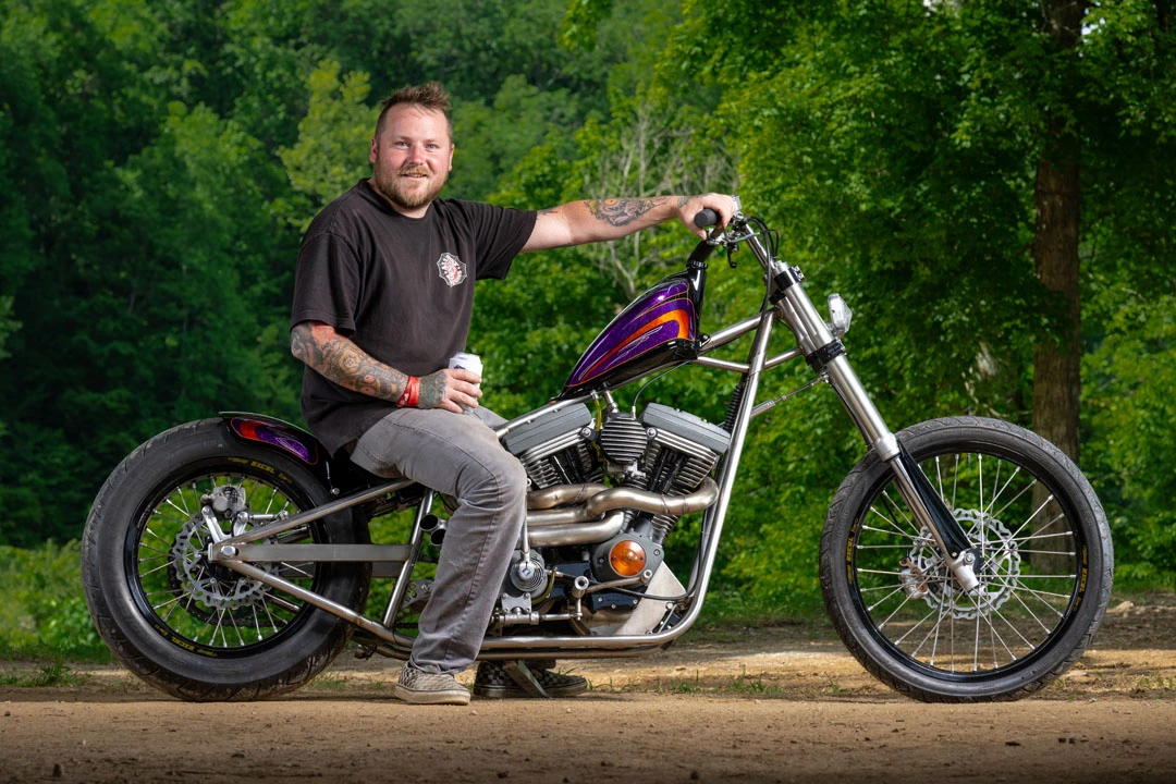 Brock Bridges’ Purpose-Built 1984 Harley-Davidson FXR Evo Chop | Hot Bike Magazine